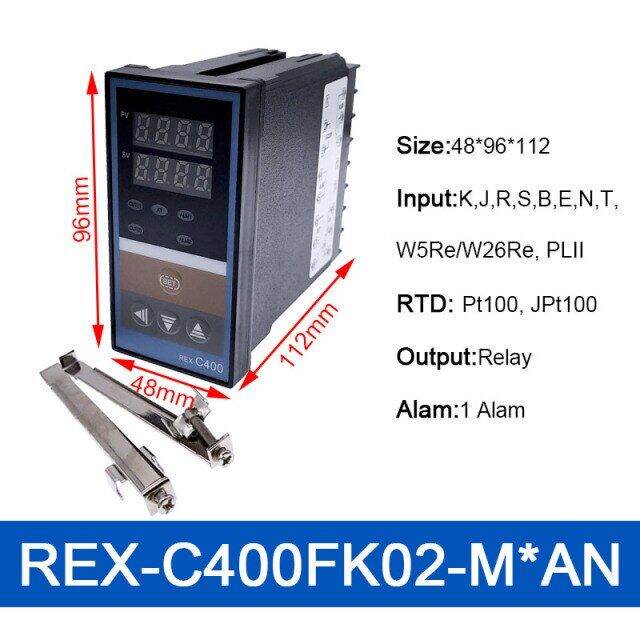 Rex C400 Pid Intelligent Temperature Controller Universal Rex C400 Thermostat Ssr Relay Output