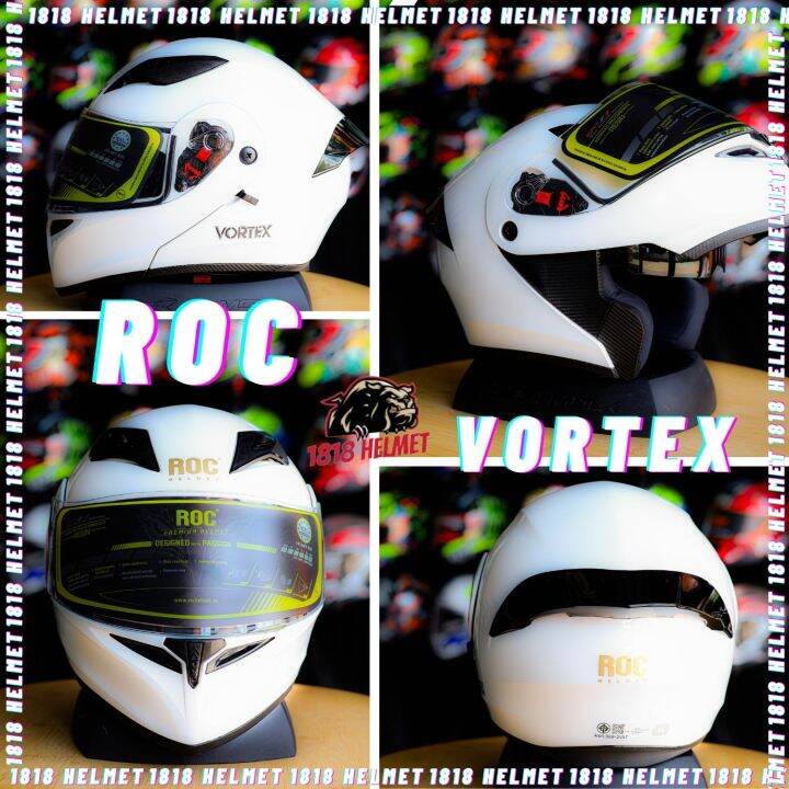 ROC HELMETS รุ่น VORTEX หมวกกันน็อคเปิดคาง รุ่นใหม่ 2023 (พร้อมจัดส่ง ...