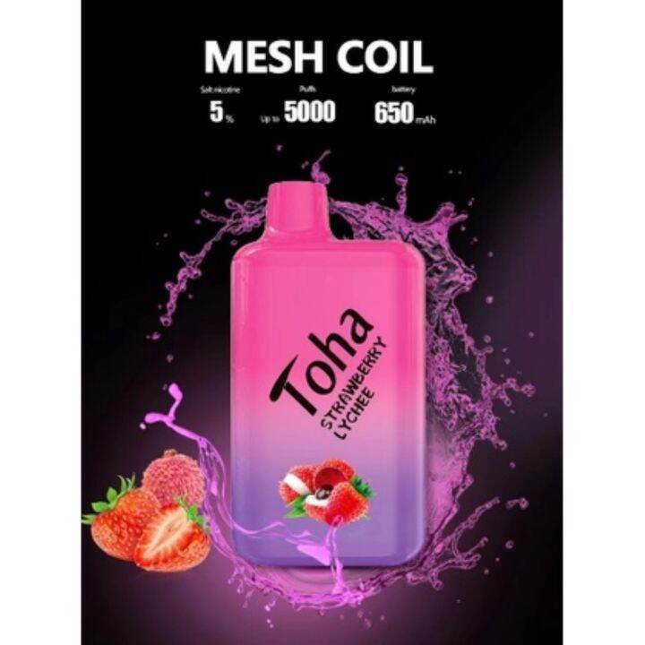 Toha 5000 Puffs Disposable Pod Legit | Lazada PH
