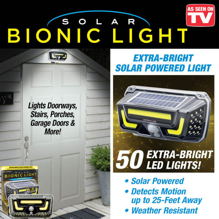 Bionic Light Motion-Activated Solar Powered Light | Lazada PH