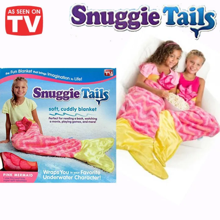 ผ้าห่มหางนางเงือก Snuggie Tails - Mermaid Blanket For Kids หางนางเงือก ...