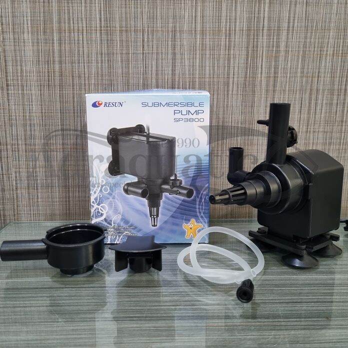 RESUN SP-3800 POWER HEAD SUBMERSIBLE PUMP POMPA AIR CELUP FILTER AQUARIUM HIDROPONIK WATER PUMPS ...