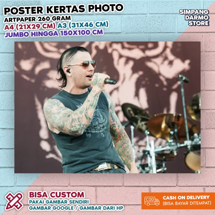 Poster Avenged Sevenfold / A7X Terbaru Tersedia Berbagai Ukuran A4 A3 ...