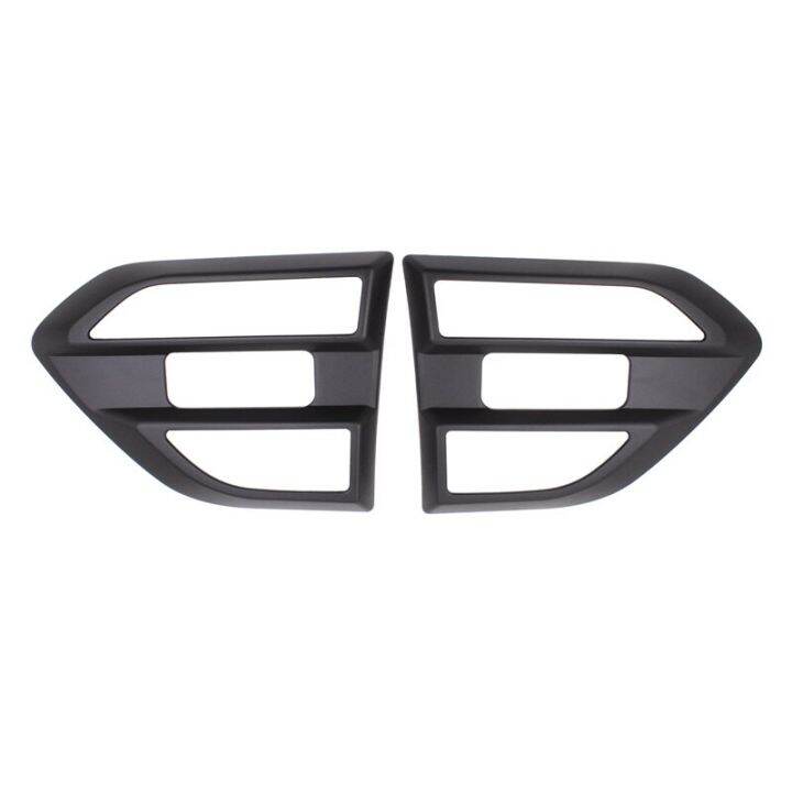 Side Vent Cover Side Wind Lamp Cover ABS Black Matte Decoration ...
