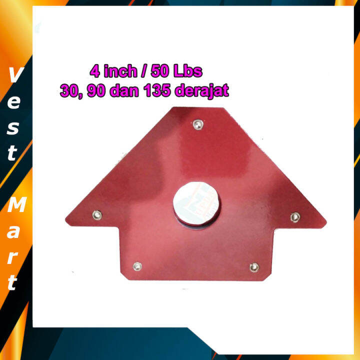 Siku Magnet Untuk Las 4 Inchi Arrow Magnet IC Welding Holder 50 LB SIKU ...