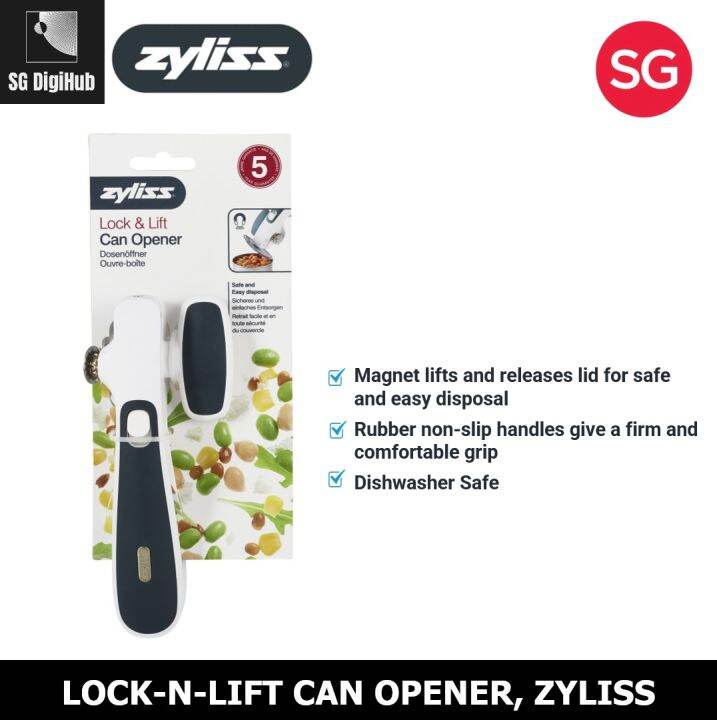 ZYLISS E930043 LOCK-N-LIFT CAN OPENER | Lazada Singapore