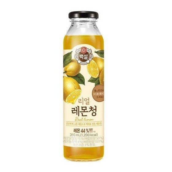 [Half price] Sale 50% cj beksul real lemon tea (레몬청) 310ml. Free shipping | Lazada.co.th