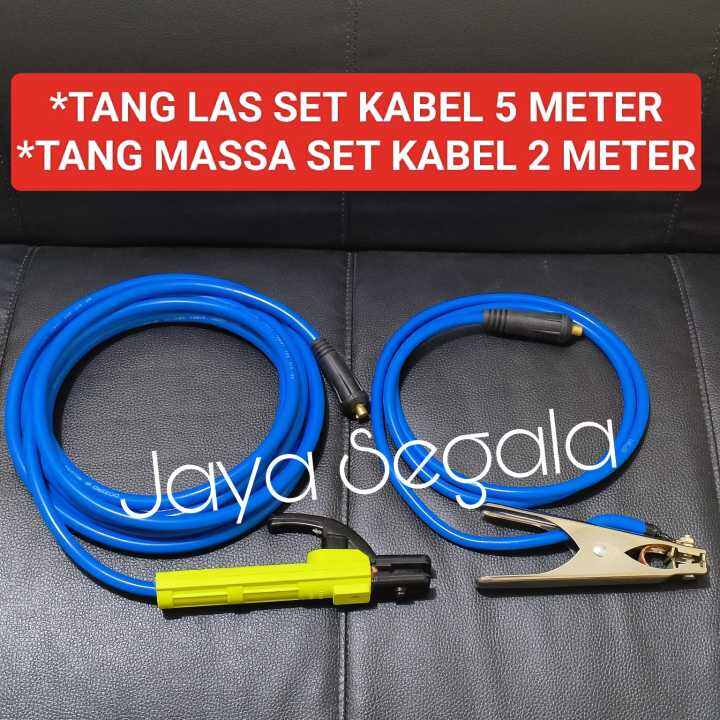 Tang las set kabel 5 meter Tang massa set kabel 2 meter Paket stang ...