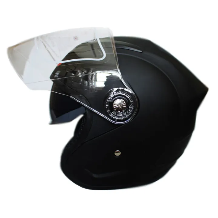 HNJ half face helmet motor helmets dual visor motors motorcycle motors ...