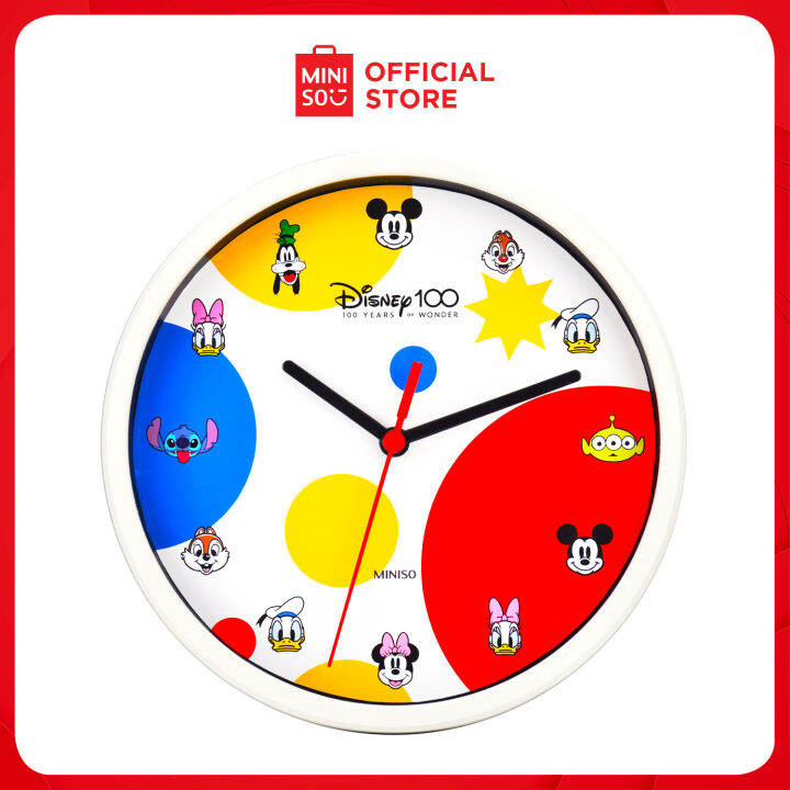 MINISO Disney 100 Celebration Collection Wall Clock | Lazada PH