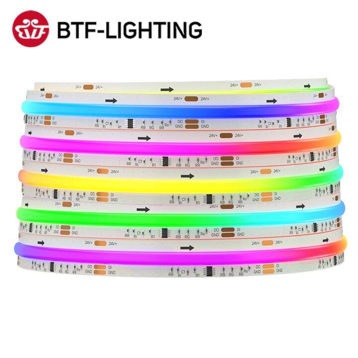 FCOB SPI RGB IC LED Light Strip WS2811 Addressable 720 LEDs Dream Color ...