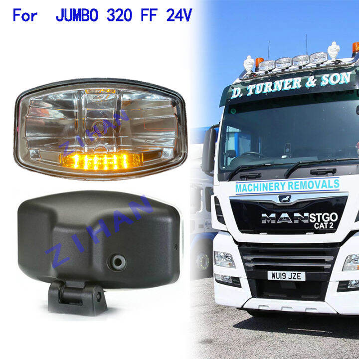Euro Truck Top Light Grill Bumper Light Jumbo 320 FF 24V Halogen ...