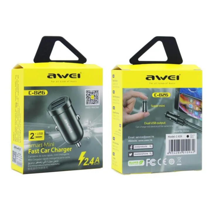 Awei car charger adapter. | Lazada PH