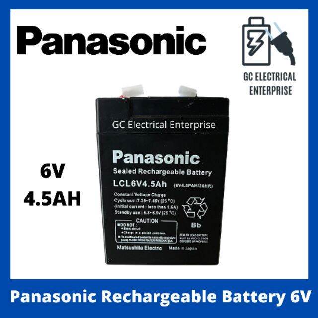 6V 4Ah NP4-6 6 Volts 4 Ampere Rechargeable Sealed Lead Acid Battery ...
