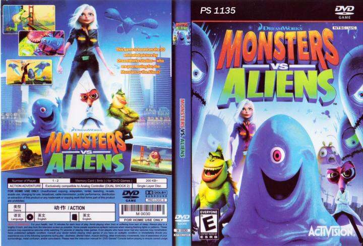 PS2 GAME MONSTER VS ALIENS | Lazada