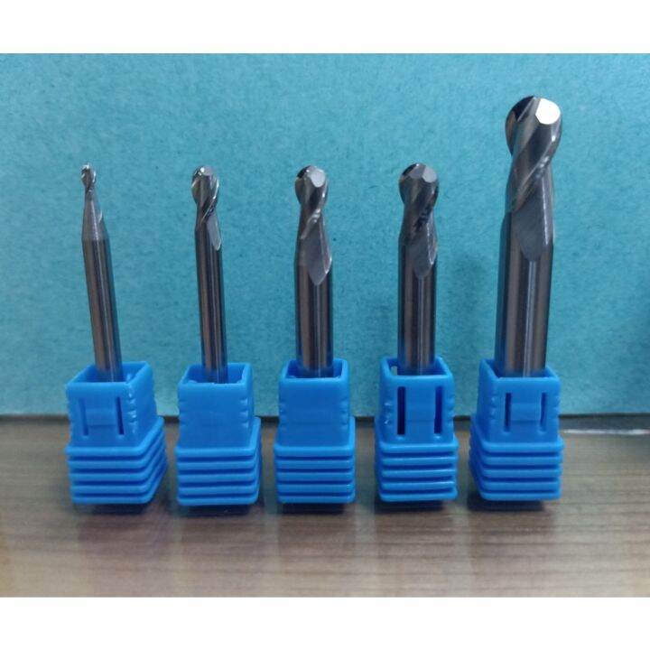 Dao phay cầu hợp kim cacbua chuyên phay nhôm, đồng, nhựa ... Độ cứng 50HRC - Đài Loan. | Lazada.vn