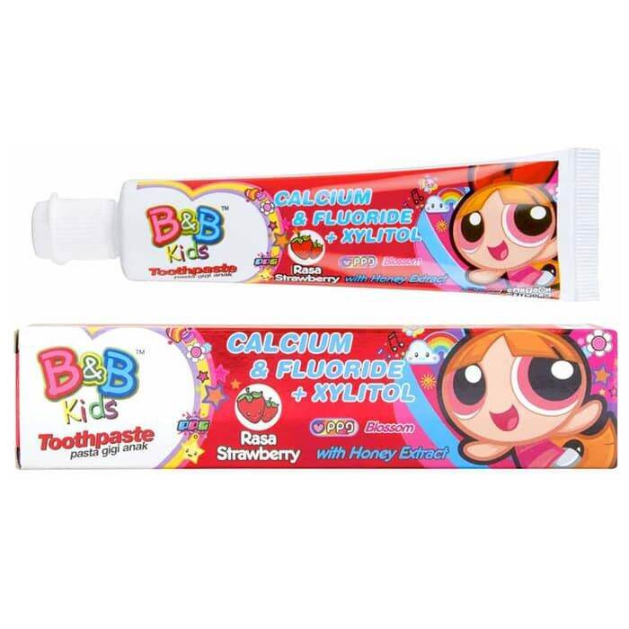 B&B Kids Toothpaste Powerpuff Girls Pasta Gigi Anak 50 gr | Lazada ...