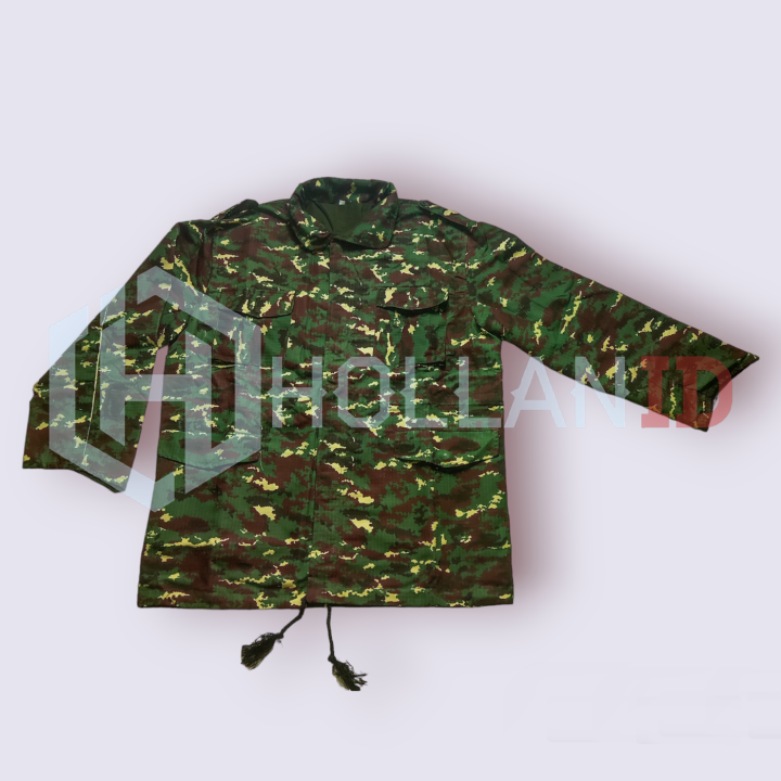 JAKET BOLAK BALIK BB TENTARA ANGKATAN DARAT AD LORENG NKRI / ARMY CAMO ...