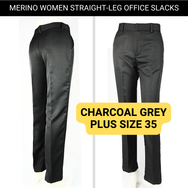 Charcoal Grey Women Slacks Size 35 | Lazada PH
