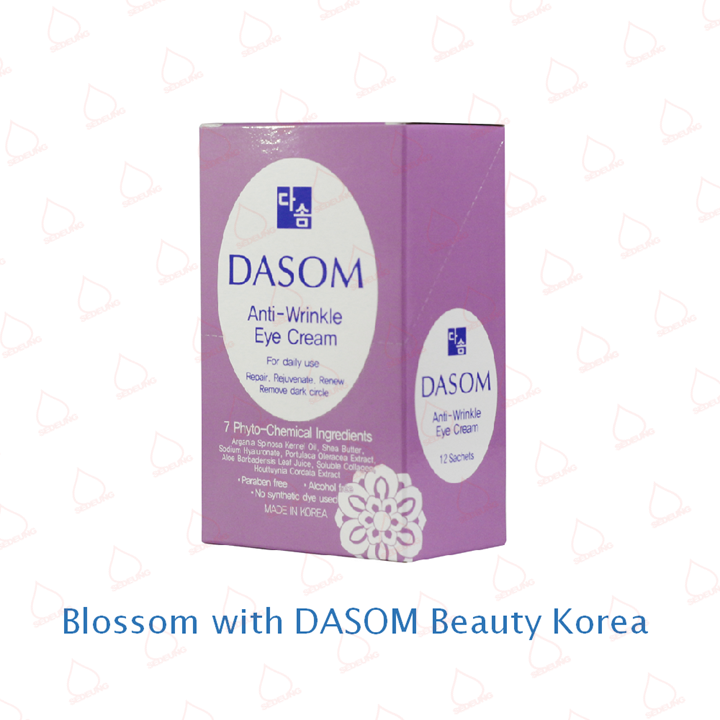 One (1) Box (12 sachets) of DASOM Anti-Wrinkle Eye Cream | Lazada PH