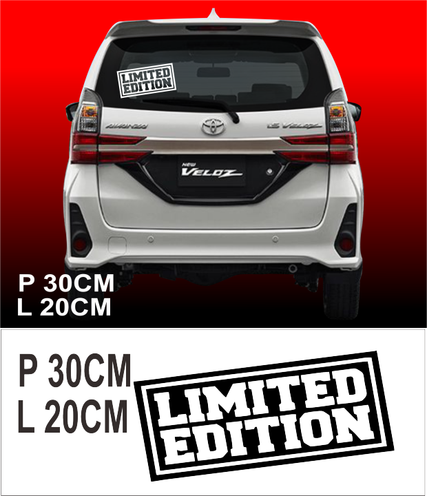 cutting sticker termurah gambar tulisan limited edition KEREN untuk ...