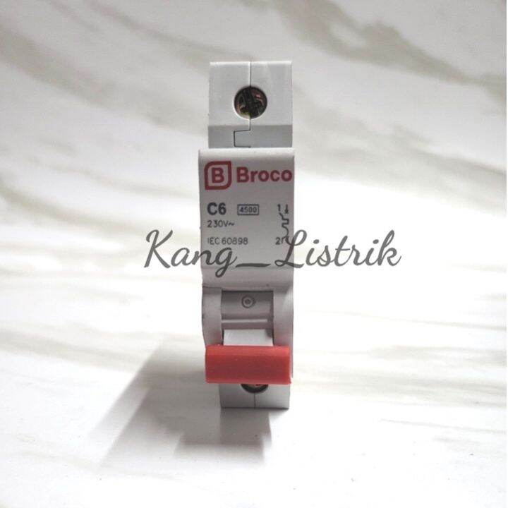 MCB Broco 1Phase 6A / Broco Mcb 6A | Lazada Indonesia