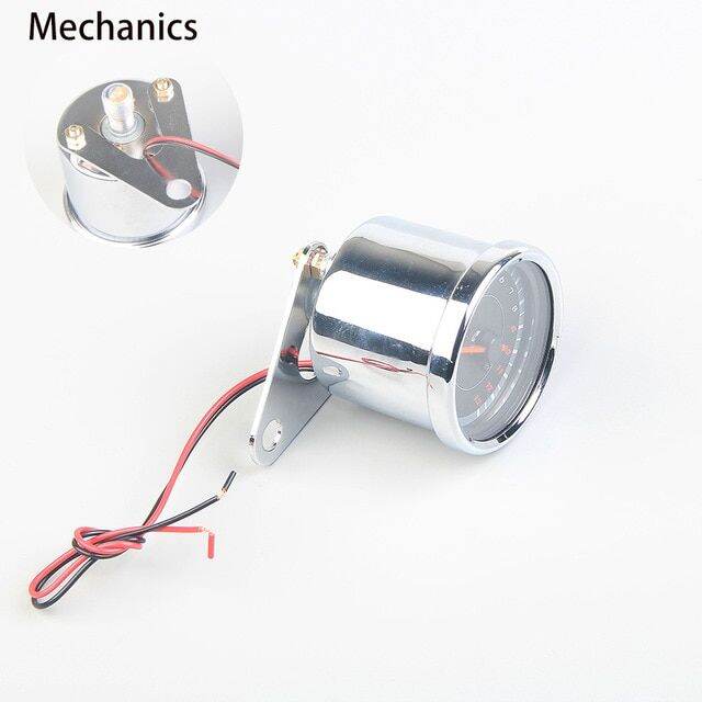 Universal Digital Motorcycle Electric Speedometer Tachometer Mechanics ...