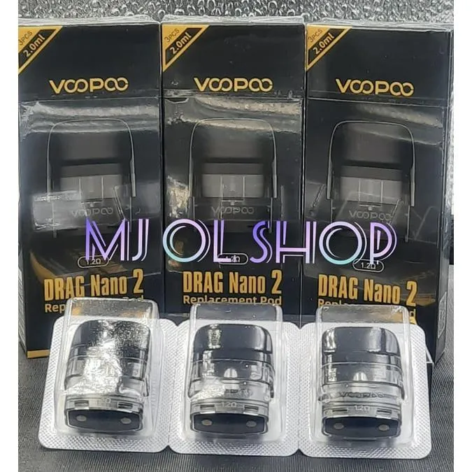 VOOPOO DRAG NANO 2 REPLACEMENT POD SOLD PER PIECE 2.0ML (sold per piece ...