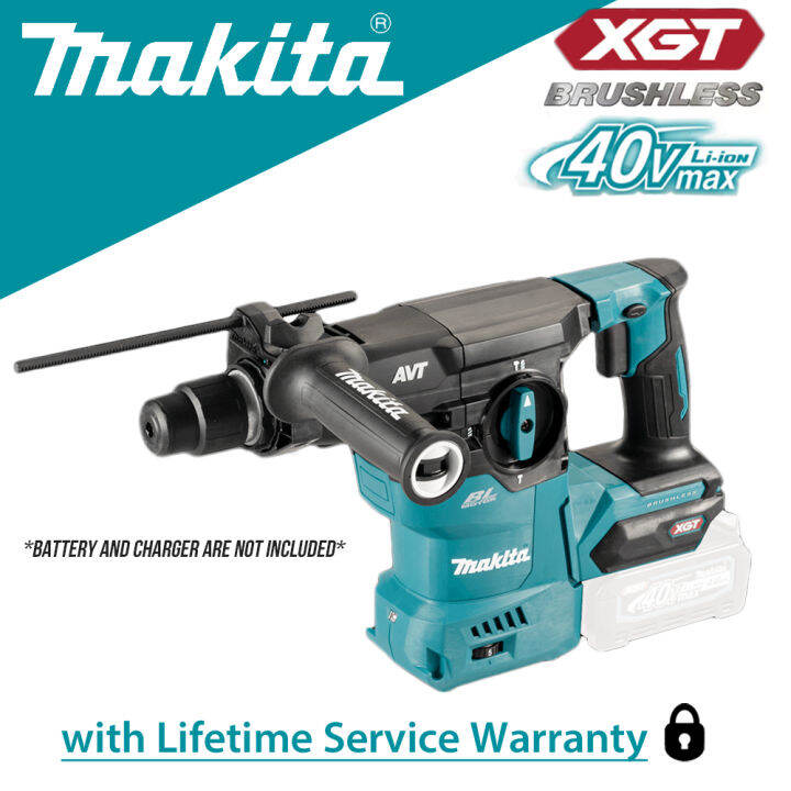 Makita HR008GZ Brushless Cordless 30mm Combination SDS-Plus Rotary Hammer 40V max XGT® Li-Ion ...