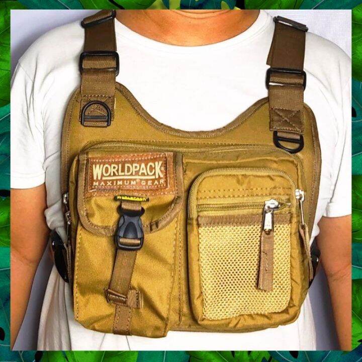 Crossbody Tactical Chest Bag Worldpack | Lazada PH