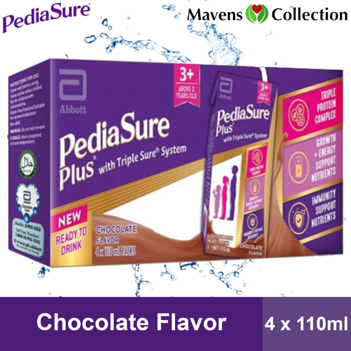 PediaSure Plus with Triple Sure System - Liquid Milk Drink 4 x 110mL ...