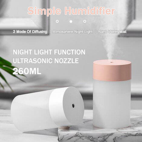 【Fast Shipment】 260ml Ultrasonic Aroma Air Humidifier Aromatherapy ...