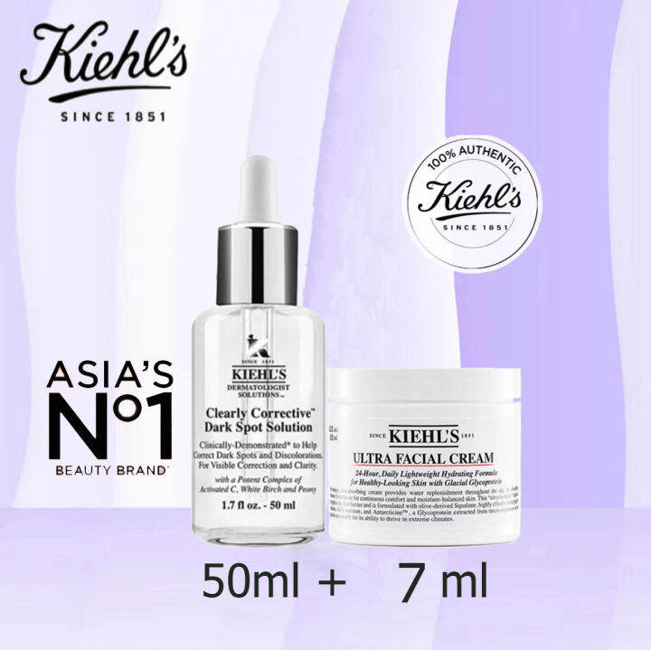 Kiehl's Whitening Repair Spot Whitening Essence High Moisturizing Cream ...
