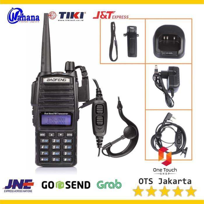 Radio HT Handy Talky Walkie Talkie Baofeng UV 82 UV82 Dual PTT UHF VHF ...