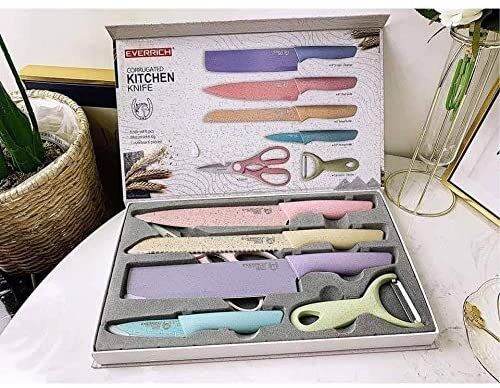 Kitchen Knife Set, Stainless Steel Blade, Kitchen Cooking Knives and a ...