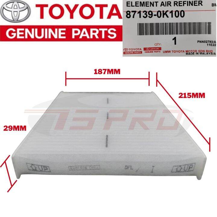 Toyota Hilux Fortuner Innova (2015-2025year) Genuine Air-cond Cabin ...