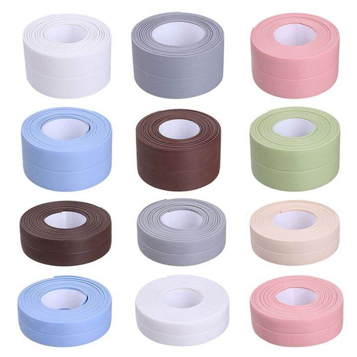 Wall Corner Sealing Tape Kitchen Bathroom Crevice Strip PVC Waterproof ...