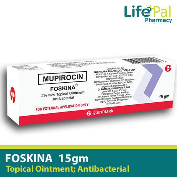 Mupirocin Foskina Ointment 15g | Lazada PH