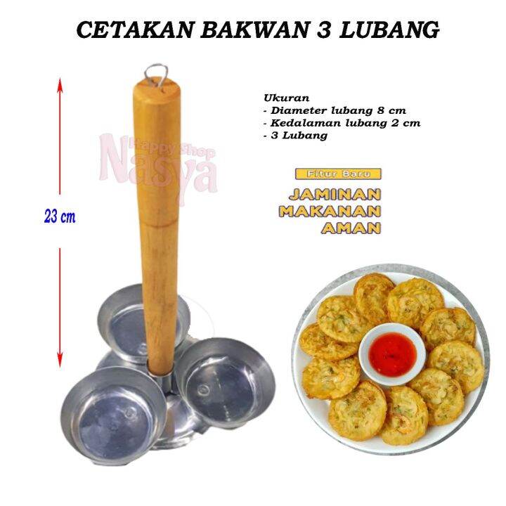 Cetakan Bakwan Lubang 3 / Cetakan BakwanAnti Lengket / Cetakan Bakwan ...