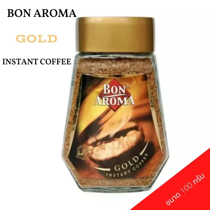 Bon Aroma Gold & Espresso instant Coffee กาแฟสำเร็จรูป บอนอโรม่า กาแฟโก ...