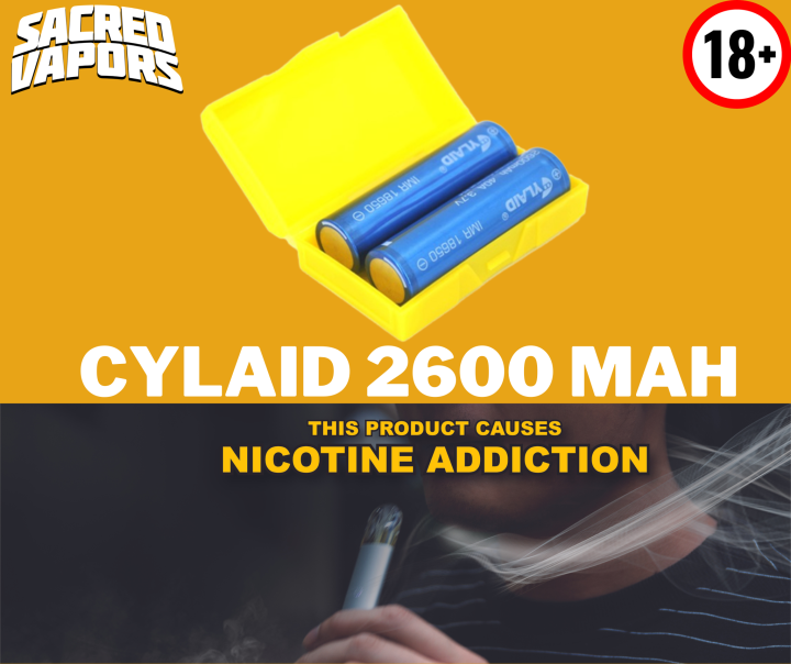 LEGIT 100% CYLAID BATTERY 2600 MAH | Lazada PH