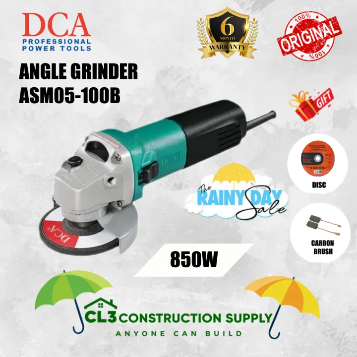 DCA POWER TOOLS ANGLE GRINDER ASM05-100B | Lazada PH