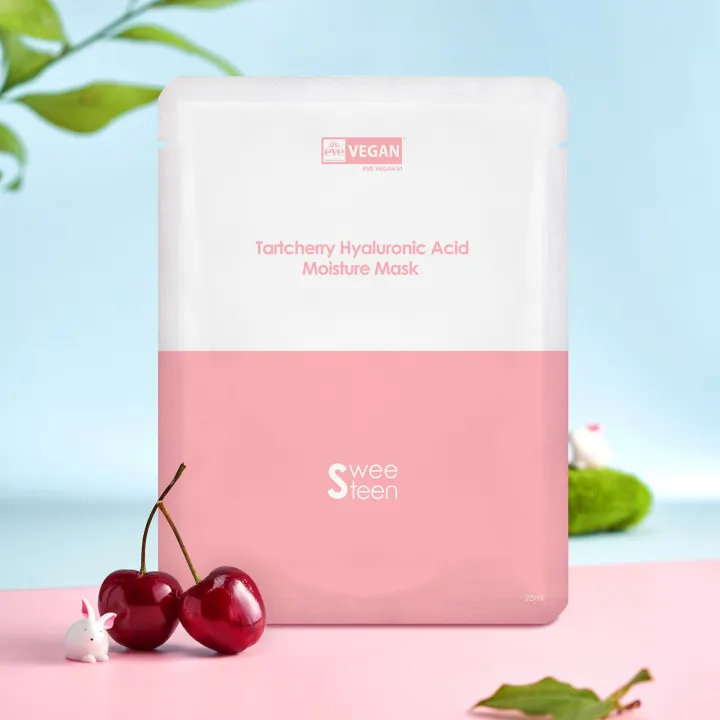 Sweeteen Tartcherry Hyaluronic Acid Moisture Mask/by piece | Lazada PH