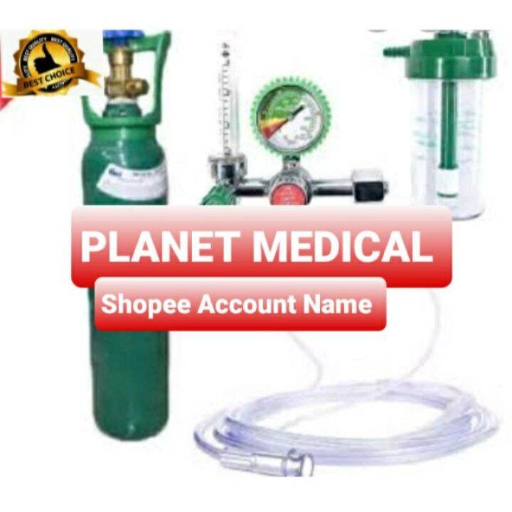 Oxygen Tank 15 pounds with Regualtor FREE Cannula | Lazada PH