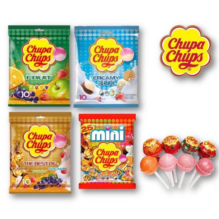Chupa Chups 11gx10pcs /Mini Chupa Chups Lollipop 6gx25pcs | Lazada