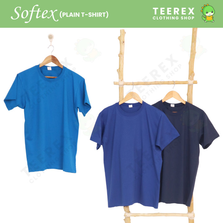 SOFTEX ROUNDNECK T-SHIRTS - SHADES OF BLUE (ROYAL BLUE/AQUA BLUE/NAVY ...