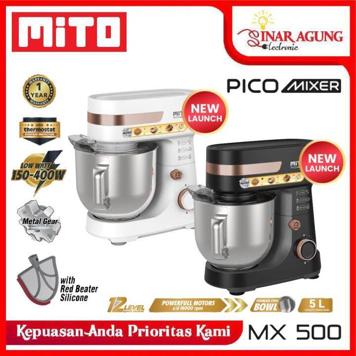 MITO STAND MIXER MX500 MX-500 [5L] PICO MIXER 100% ORI | Lazada Indonesia