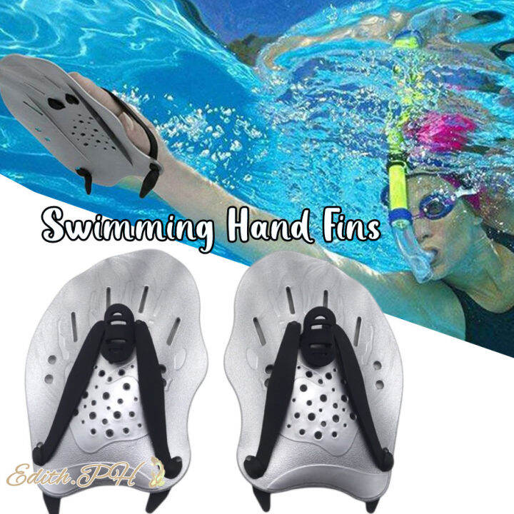 Adjustable 1Pair Swimming Training Hand webbed swim paddle for Dults ...