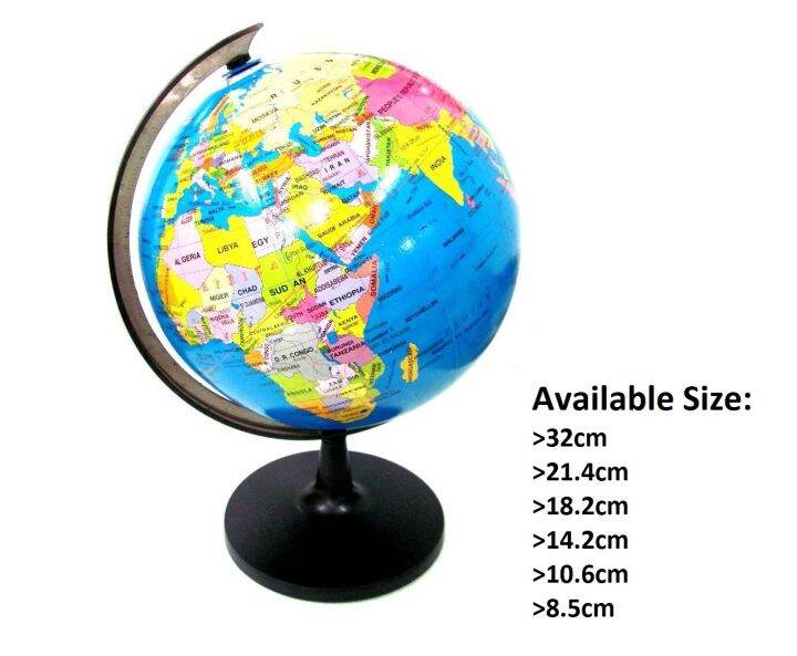 Educational Learning Geography Rotating World Map Globe | Lazada PH