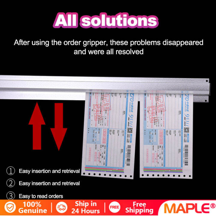 Single-Row Menu Device Bill Take-out Clip Single-Order Kitchen Artifact ...